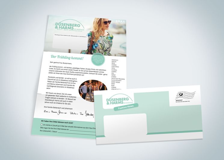 Werbebrief mit Anschreiben und Kuvert - Mailinghero